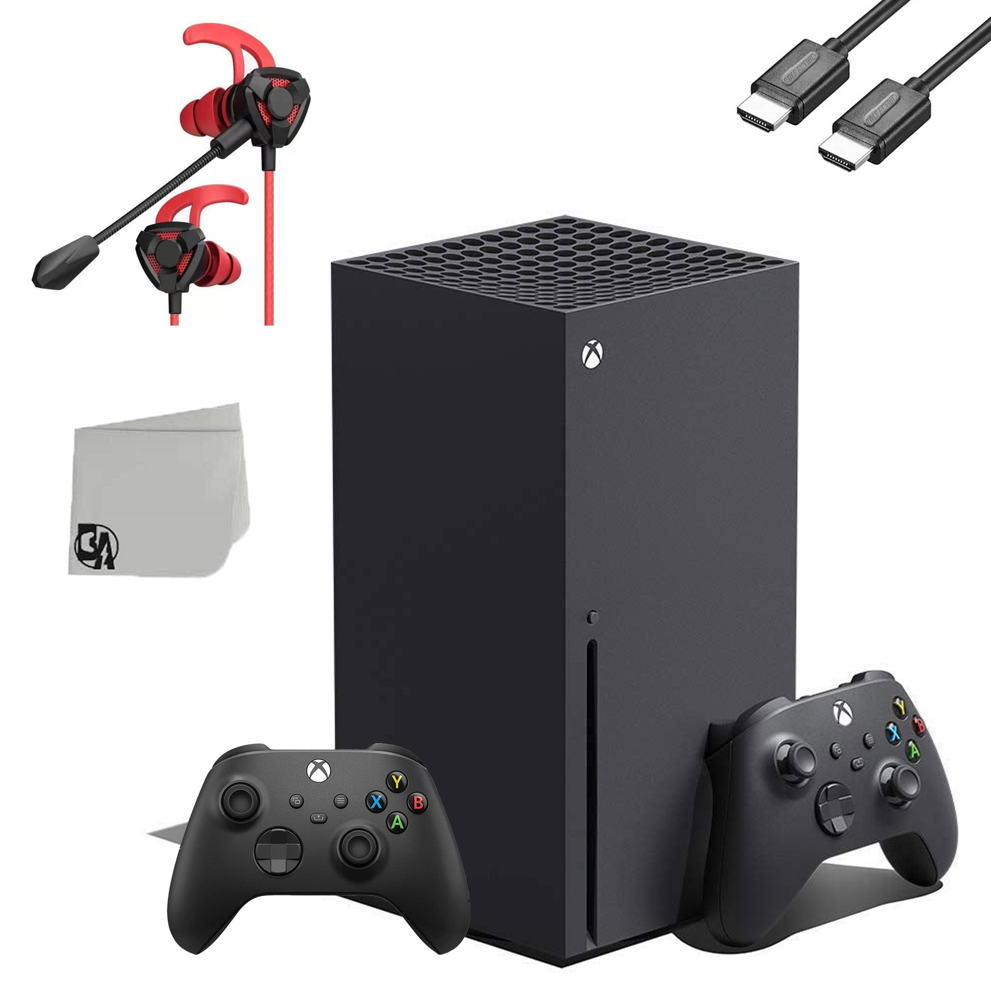 Microsoft Xbox Series X 16GB RAM Black Gaming Console With 2 Controller ...