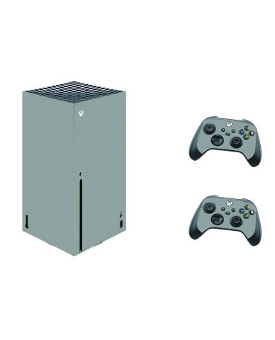 Microsoft Xbox Series X GREY SILVER Console Skin THIS IS NOT A CONSOLE ...