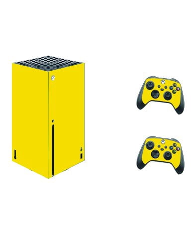 Microsoft Xbox Series X YELLOW Console Skin THIS IS NOT A CONSOLE ...