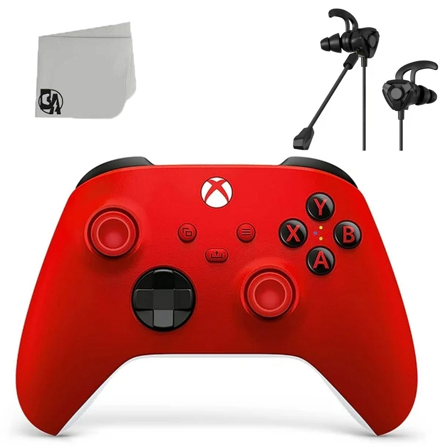 Pre-Owned Microsoft Xbox Wireless Pulse Red Blue Controller With ...