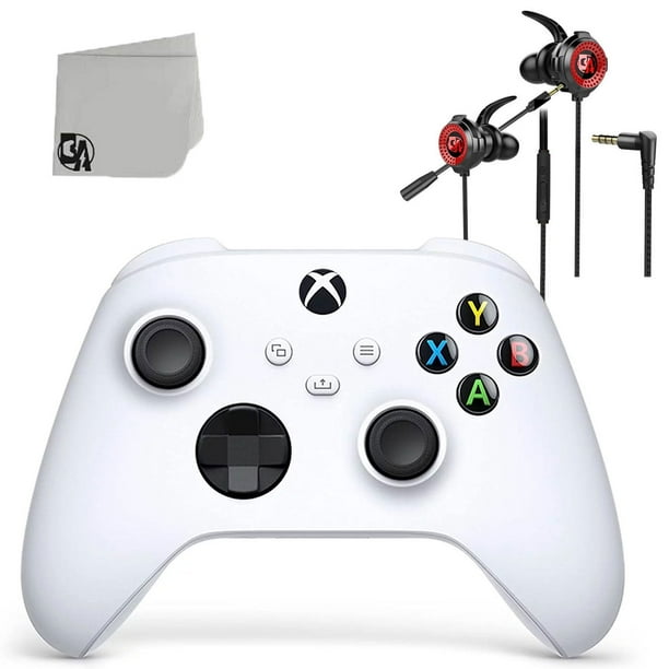 Microsoft Xbox Wireless Robot White Controller for Xbox Console + Wired ...