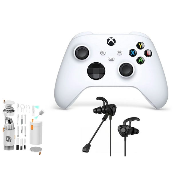 Microsoft Xbox Wireless Robot White Controller for Xbox Console + Wired ...