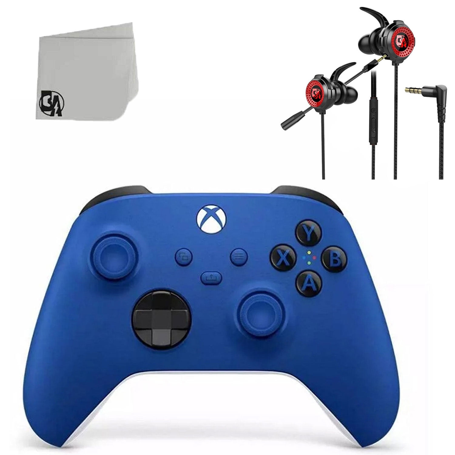 Pre-Owned Microsoft Xbox Wireless Shock Blue Controller for Xbox ...