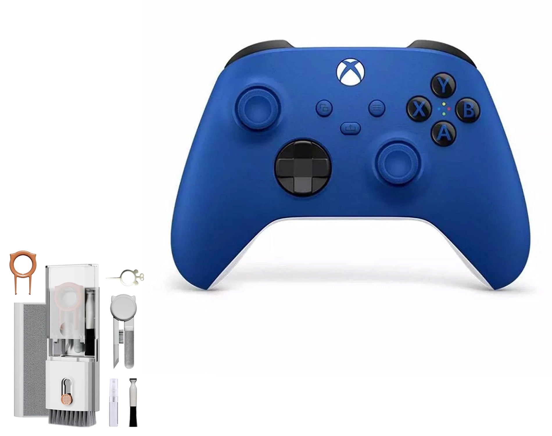 Pre-Owned Microsoft Xbox Wireless Shock Blue Controller for Xbox ...