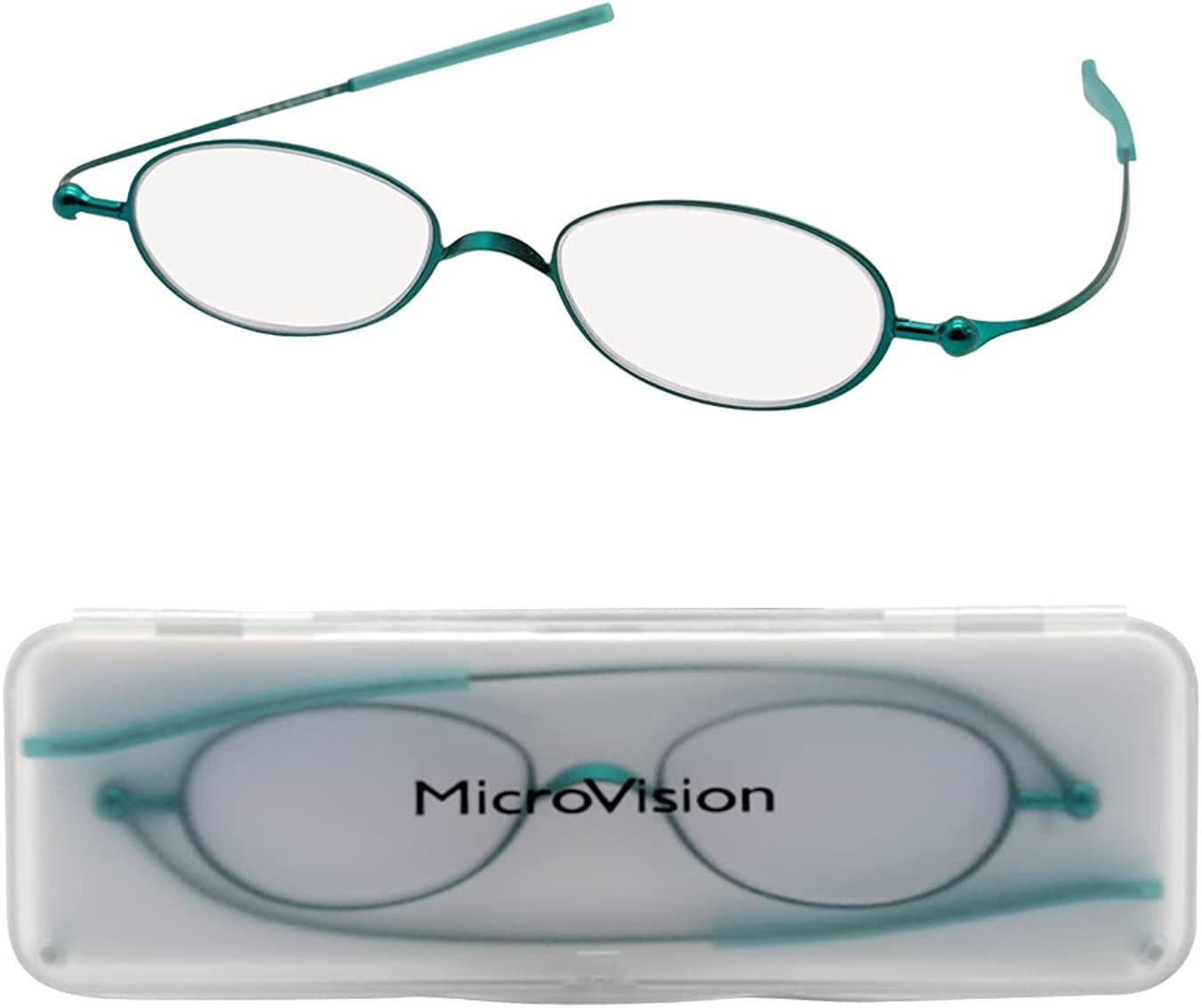 Microvision Optical Flat Fold Ion Reading Glasses With Patented Rolling ...