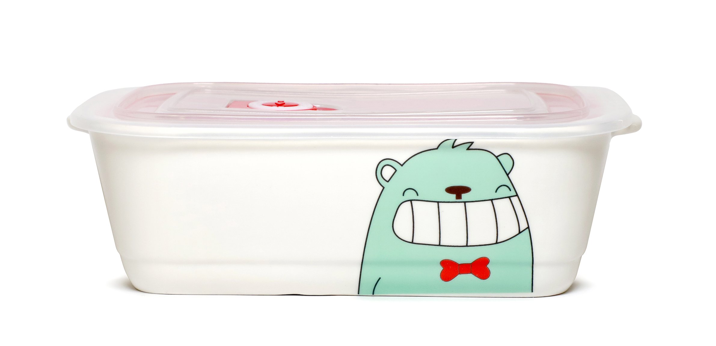 Microwavable Ceramic Bento Box With Seal Rectangular Shape With ...