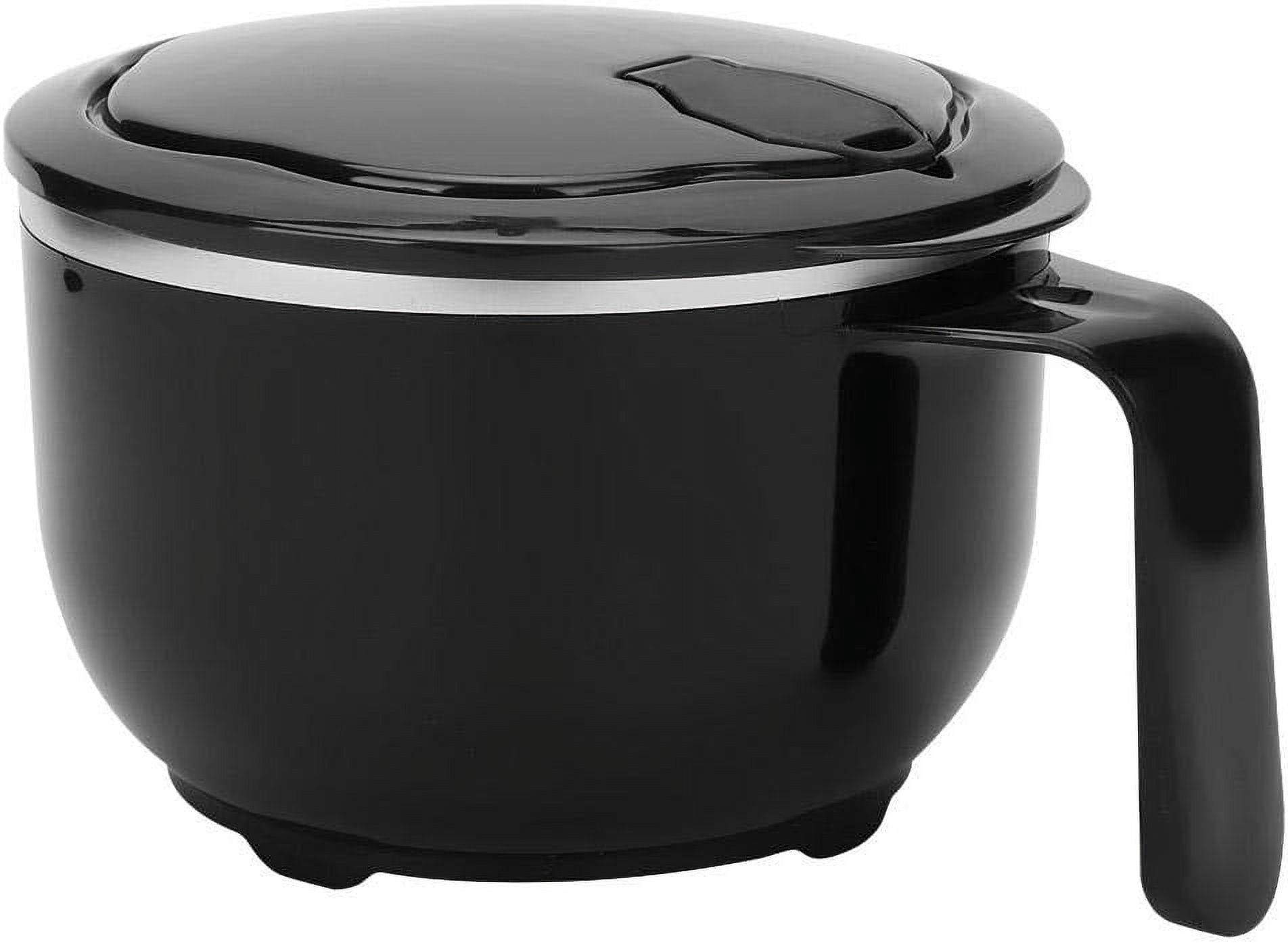 Microwavable Food Bowl, Ramen Bowl With Handle Stainless Steel Ensures ...