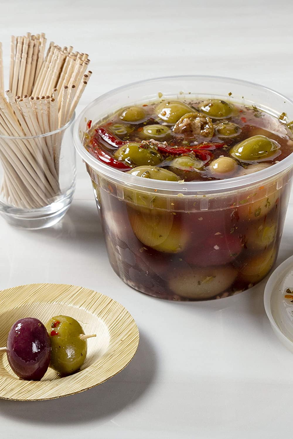 Microwavable Hot and Cold Translucent Plastic Deli Food Storage ...