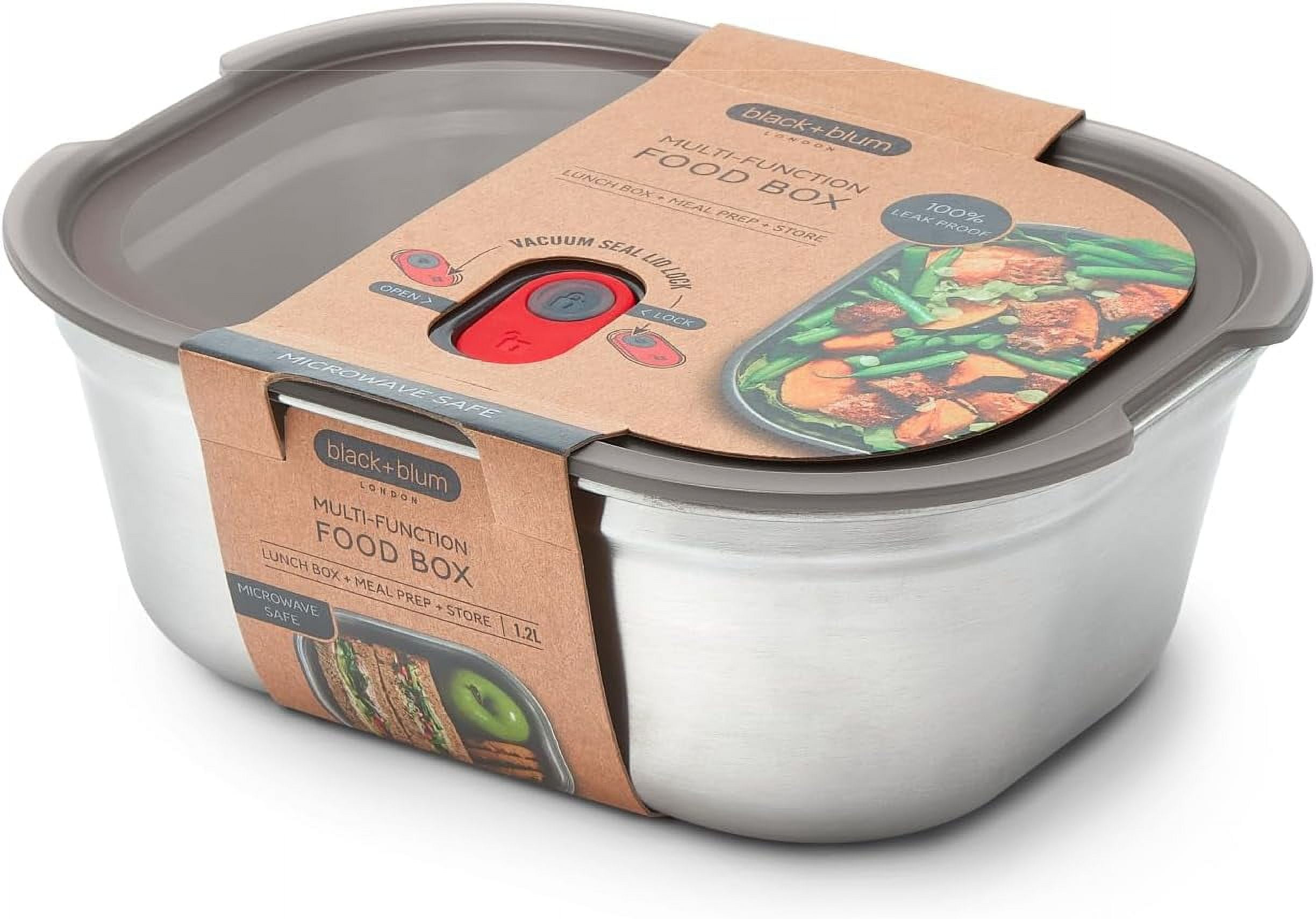 Microwavable Stainless Steel Lunch Box | Multi-Function, Vacuum Sealed ...