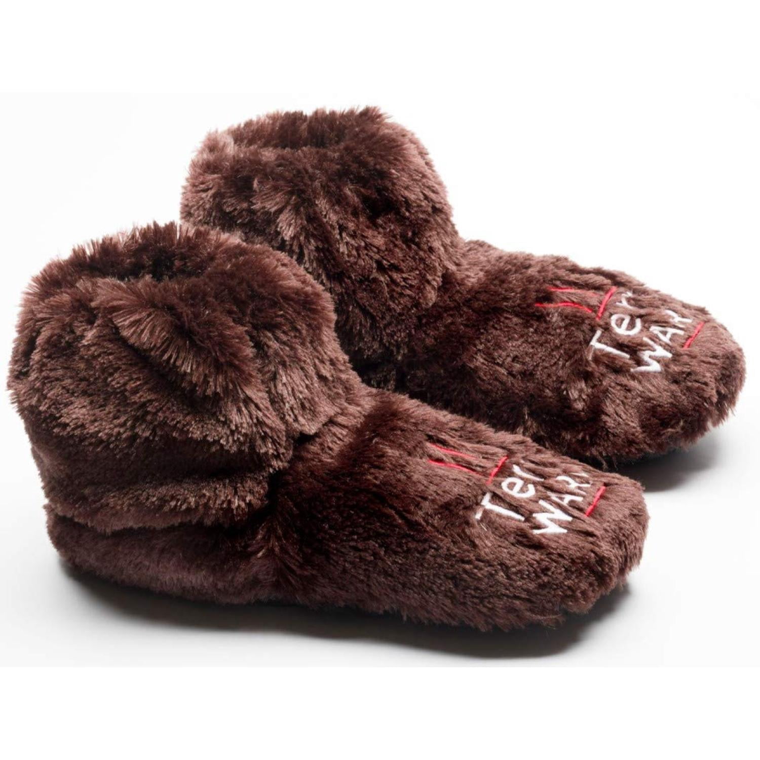 Microwavable Warming Slippers for Men & Women - Cordless Heated Foot ...