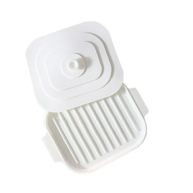 Microwave Bacon Cooker | Splatter Proof Crisper Tray with Lid Silicone ...