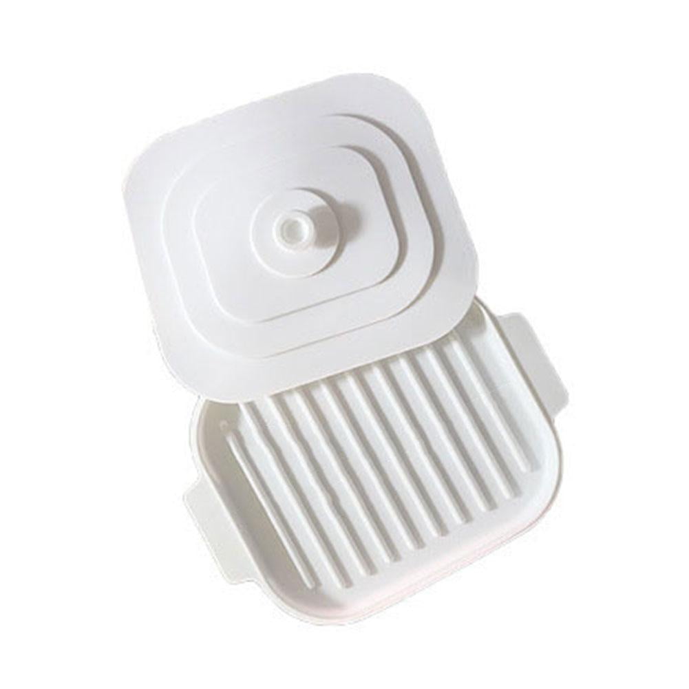 Microwave Bacon Crisper with Lid Silicone Microwave Bacon Tray ...