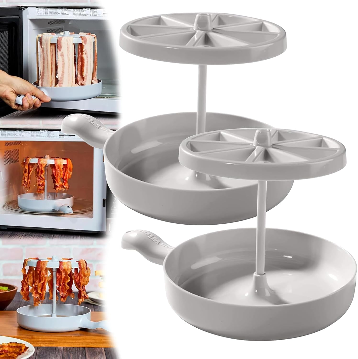 Microwave Barbecue Grill, Microwave Bacon Cooker, Bacon Wizard ...