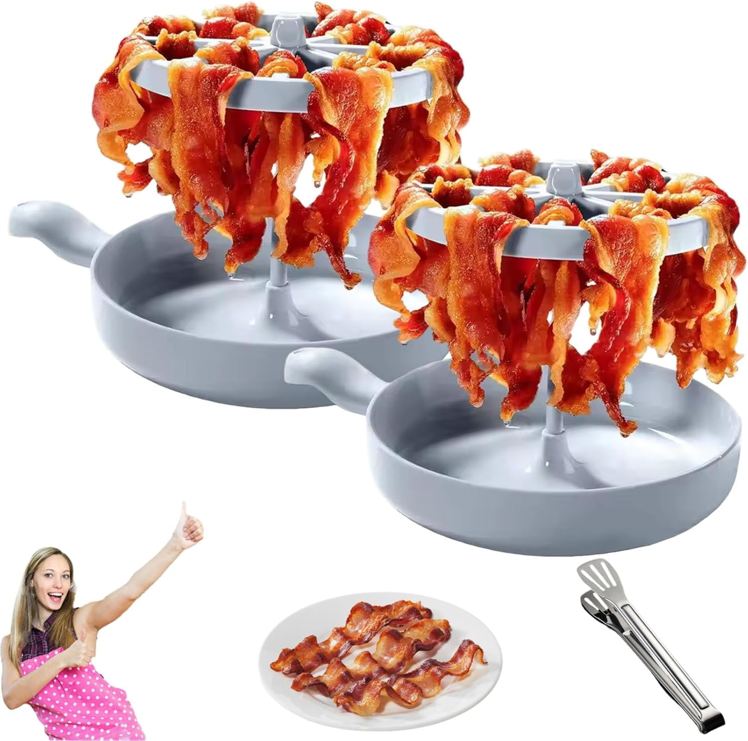 Microwave Barbecue Grill, Microwave Bacon Cooker, Bacon Wizard ...