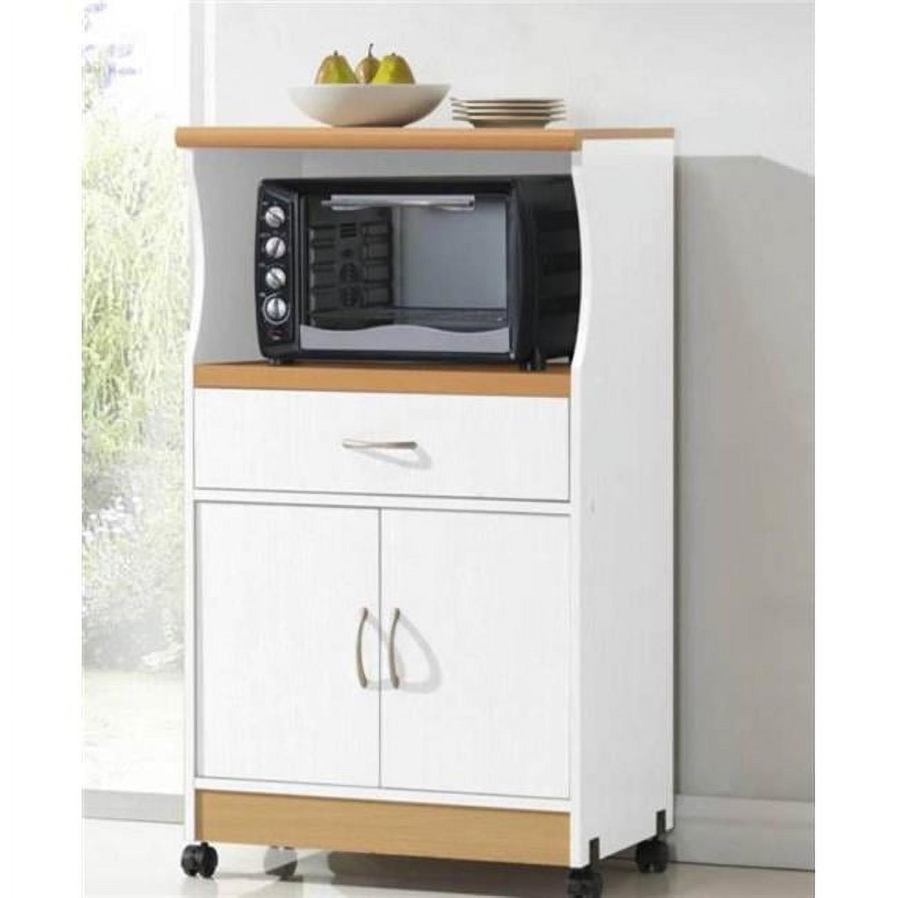 Microwave Cart - White - Walmart.com