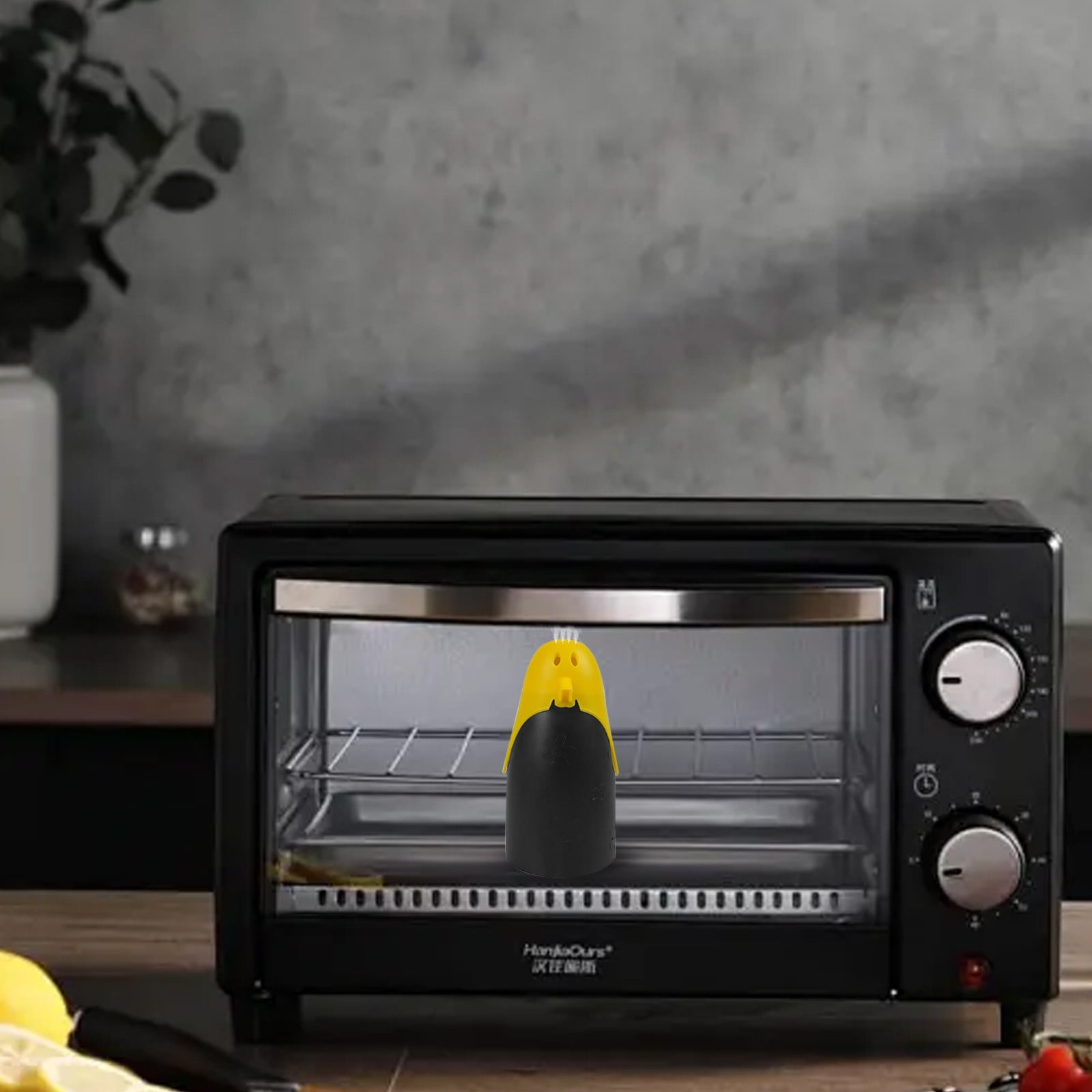 Stiff Kitchen Brush Microwave Cleaner 1 Pcs Penguin Mama Microwave ...