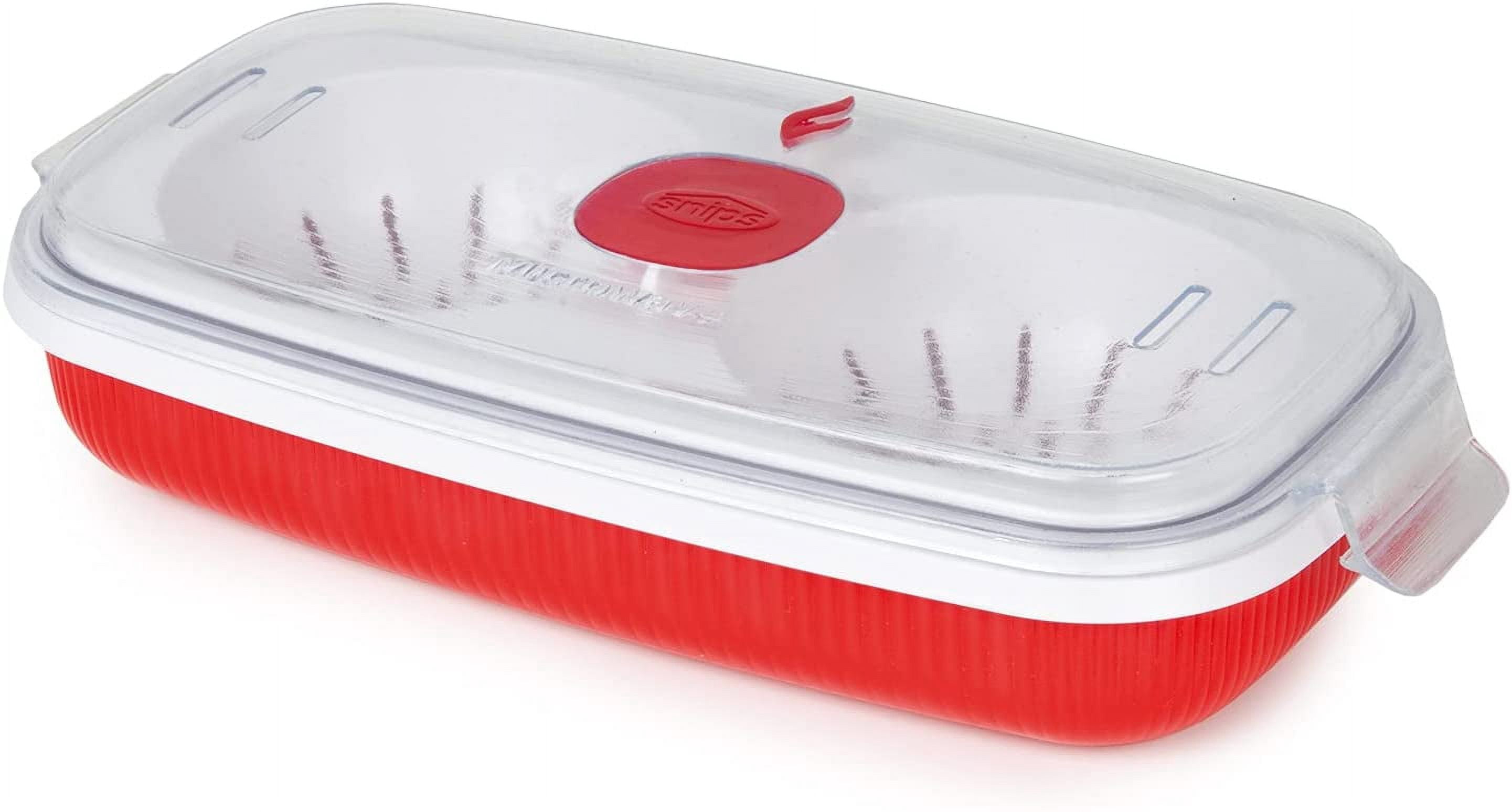 Microwave Cookware Poacher and Omelet Maker, Red - Walmart.com