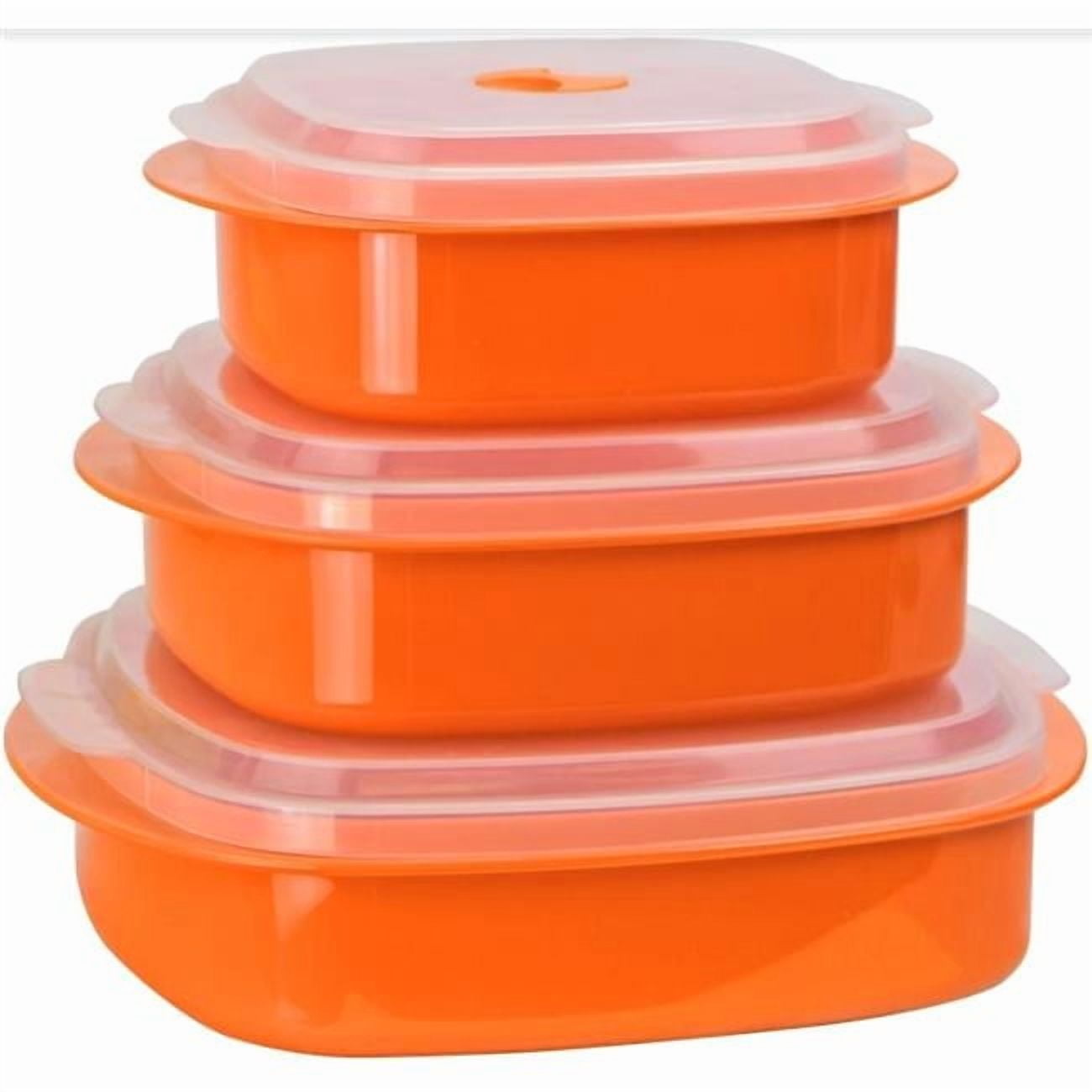 Microwave Cookware Set Orange - Walmart.com