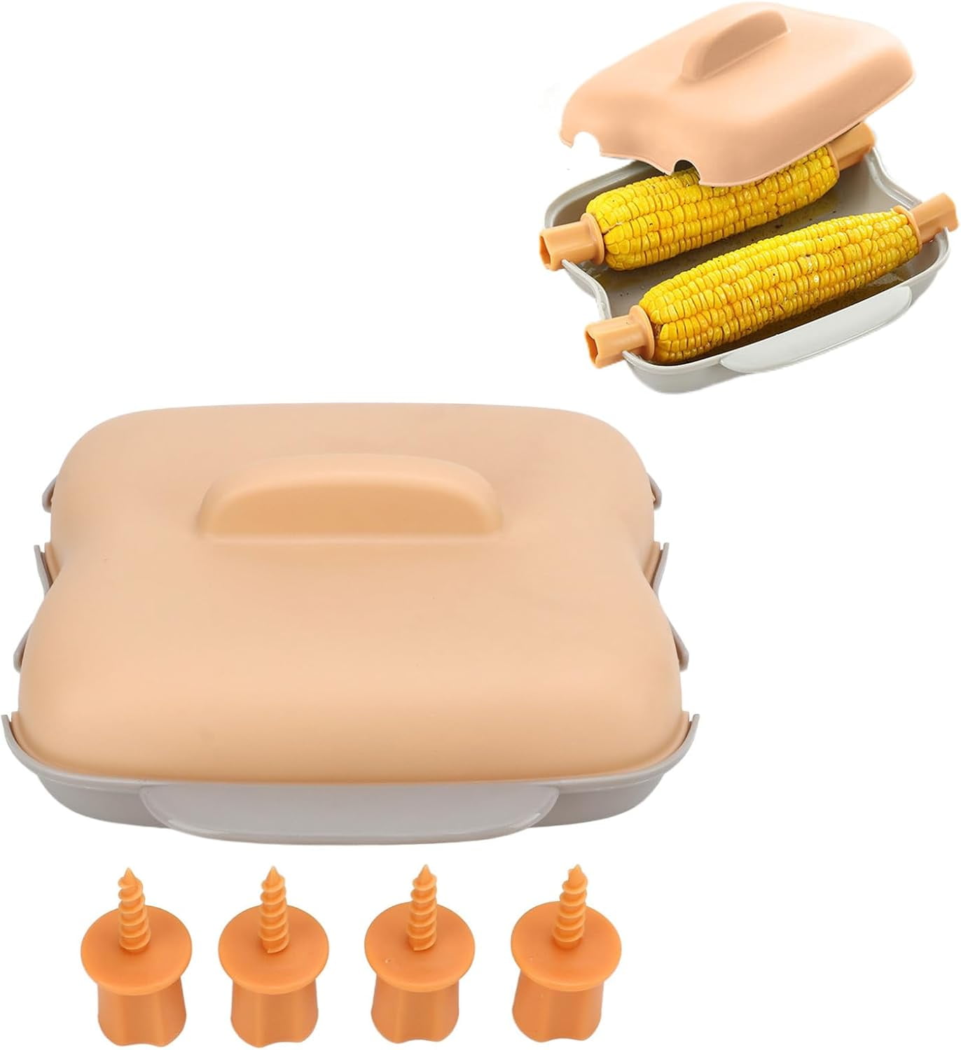 Microwave Corn Steamer, Microwave Sweet Corn Cooker/Corn Steamer ...