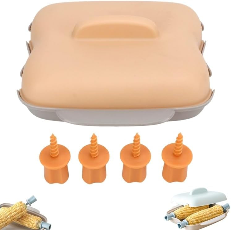 Microwave Corn Steamer, Portable Corn Steamer with Lid and Handle ...