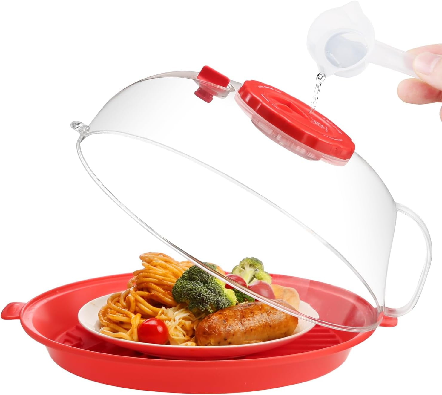 Microwave Splatter Cover Lid for Food 10.5 Inch, Clear Microwave Splash ...