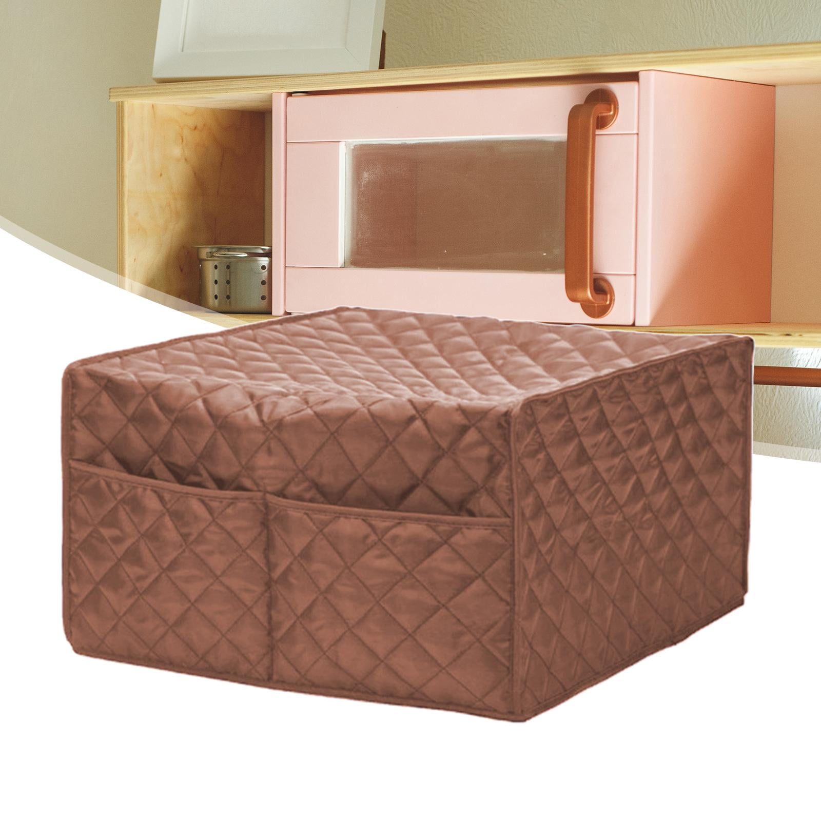 Microwave Cover Small Kitchen Appliance Cover Sturdy Front Pockets ...