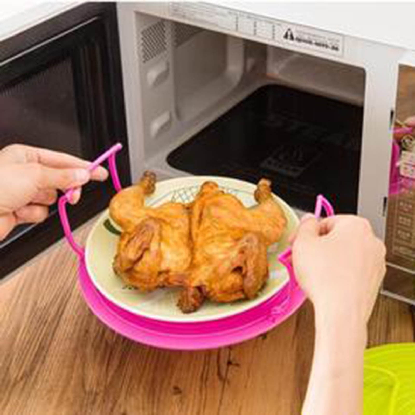 Microwave Folding Tray,Microwave Multipurpose 4 in 1 Tray Stand Rack ...