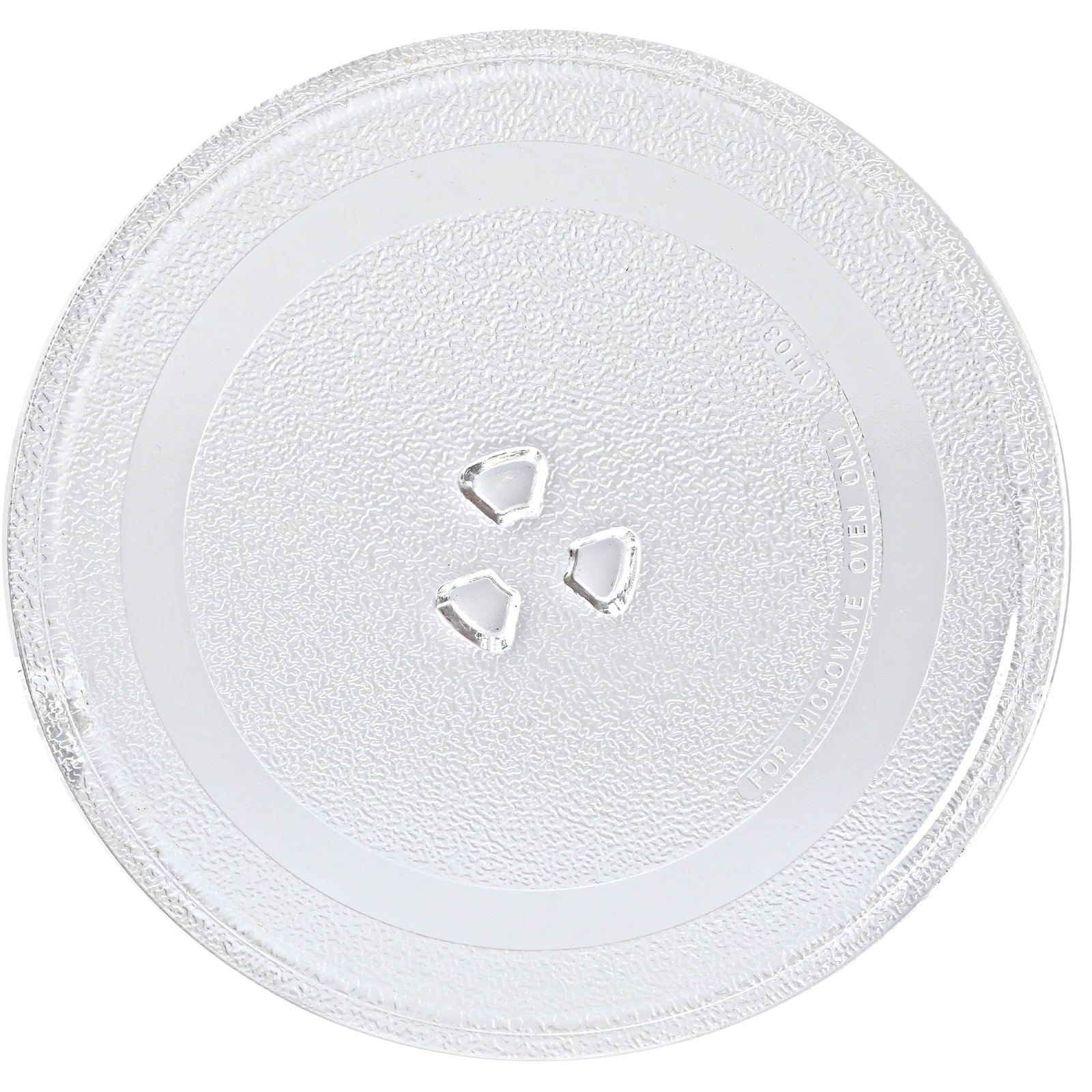 Microwave Glass Turntable 24.5cm Y-Base Heatproof Rotating Plate ...