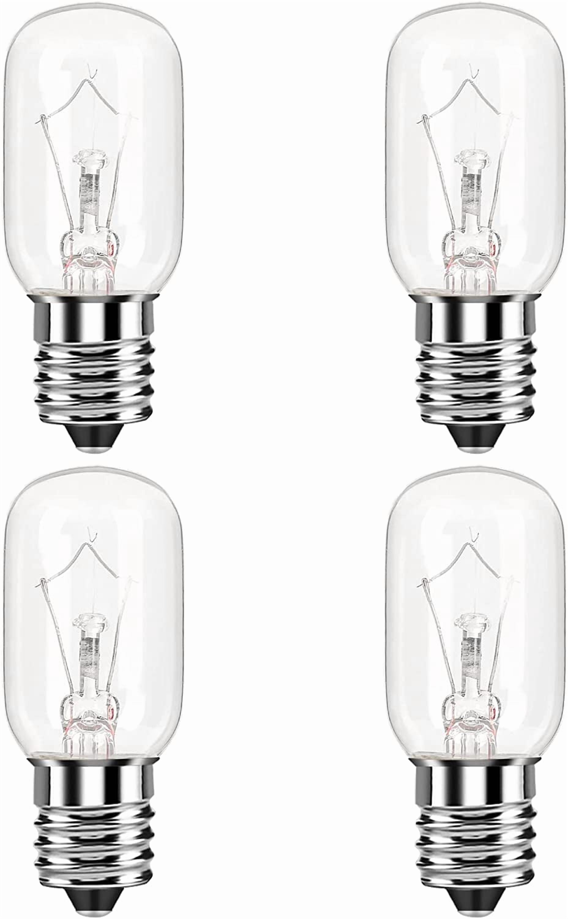 Microwave Light Bulb for Appliance Refrigerator, Over Stove Range Hood ...