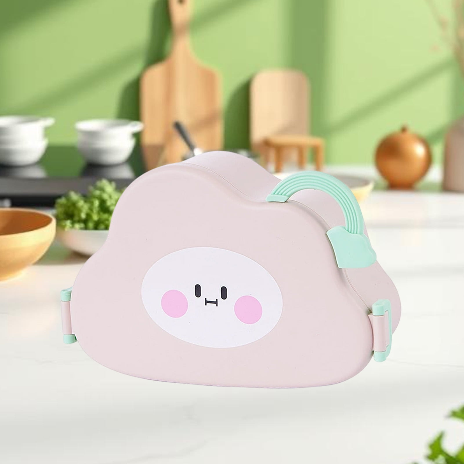 Microwave Lunch Box with Divider, BPA-Free Plastic Food Storage ...