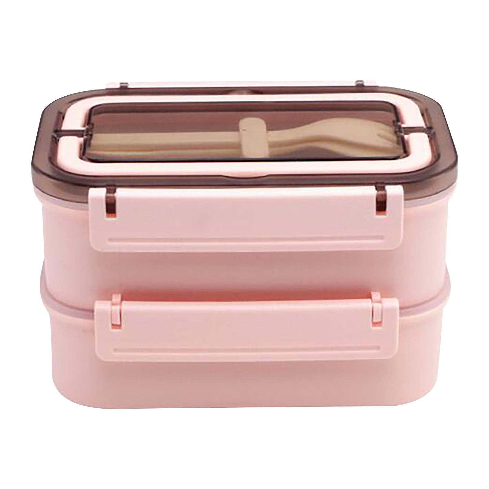 Microwave Lunch Box Japanese Wood Bento Box 2 Layer Container Storage ...
