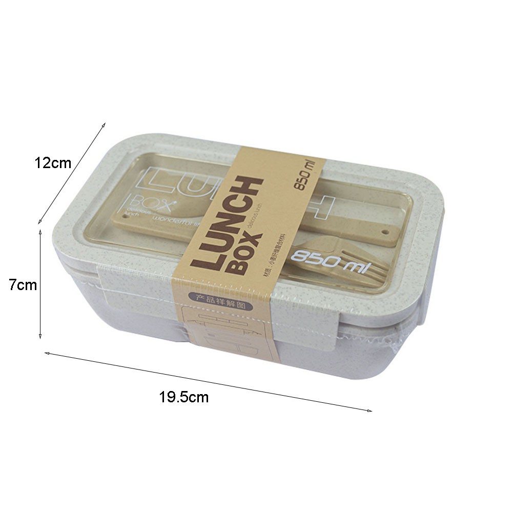 Microwave Lunch Box Office Worker Lunch Box Separated Lunch Box with ...