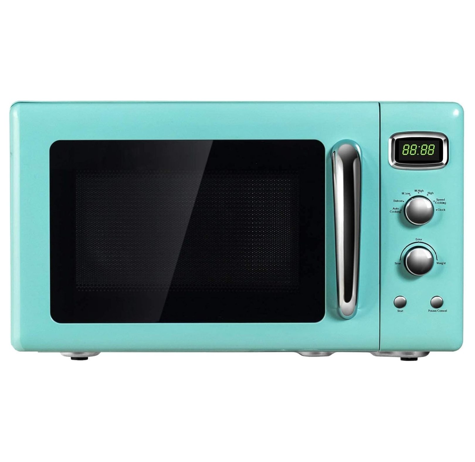 Microwave Oven, 900W/0.9Cu.Ft, Small Countertop Microwave w/Defrost ...
