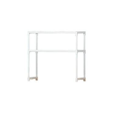 CONSDAN Microwave Stand, USA Grown Hickory Microwave Shelf, Wooden ...