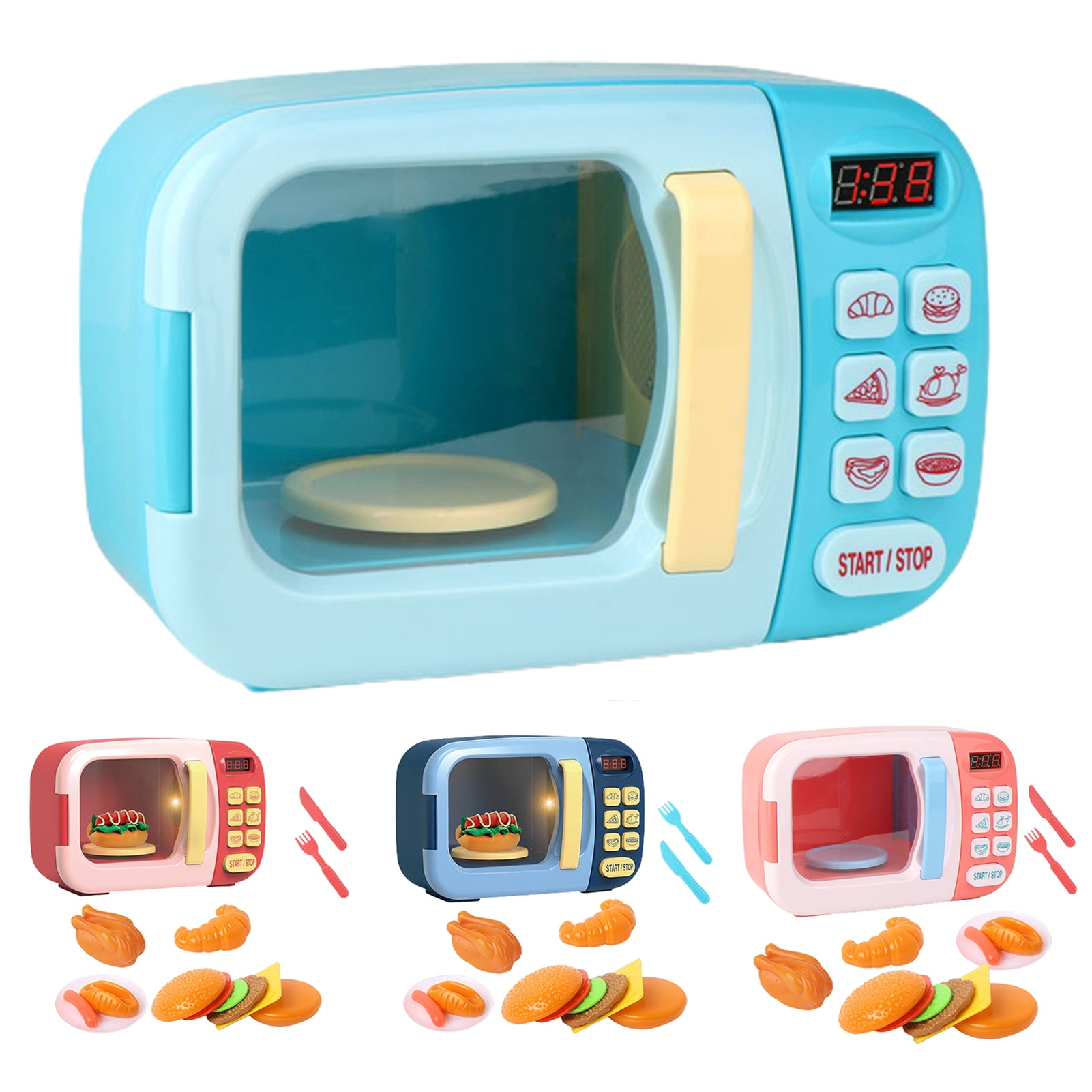 Microwave Oven Simulation Model Toy - Timing Playing Dollhouse Interactive Doll - Walmart.com