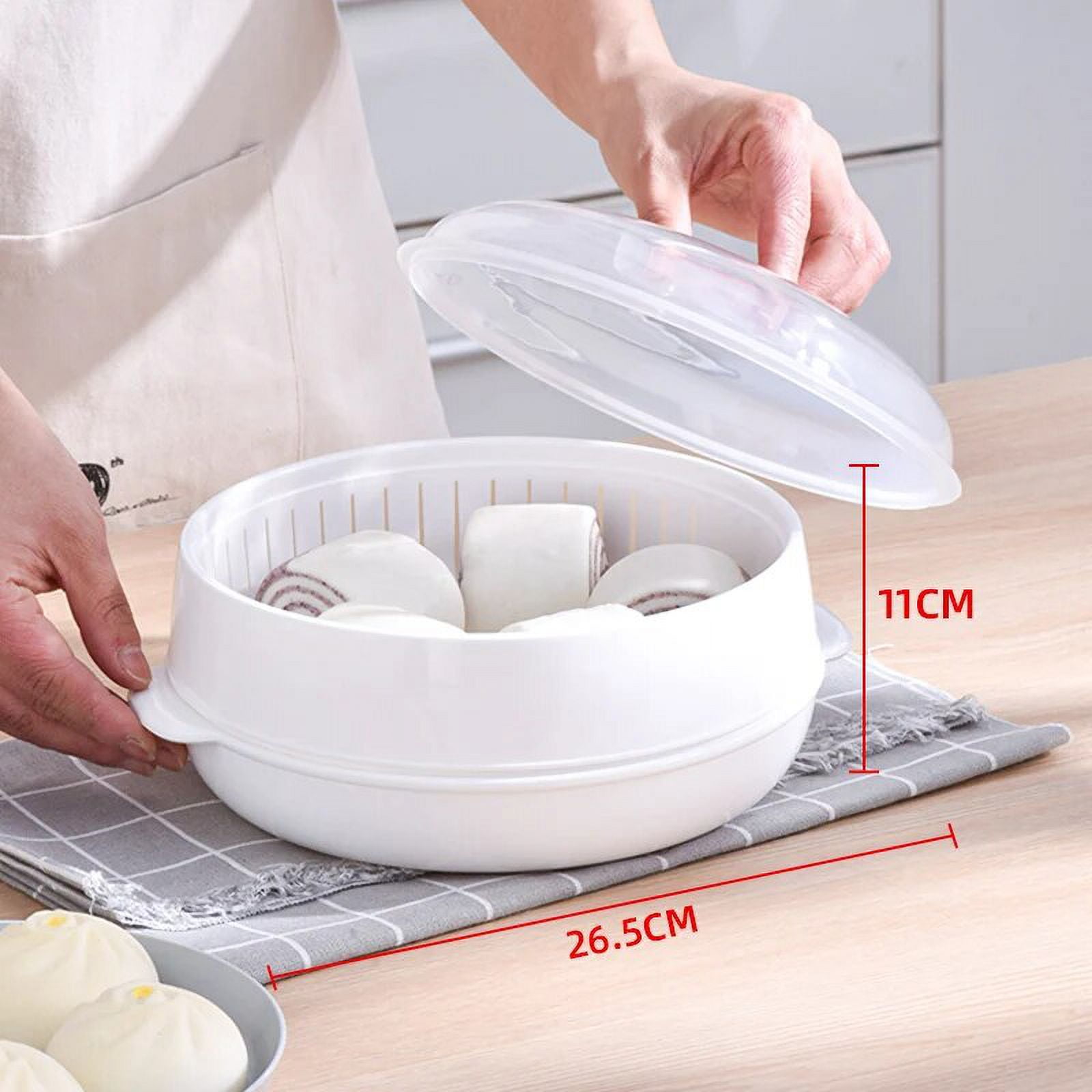 Microwave Oven Special Steamer Steamed Bun Dumpling Container Steamed ...