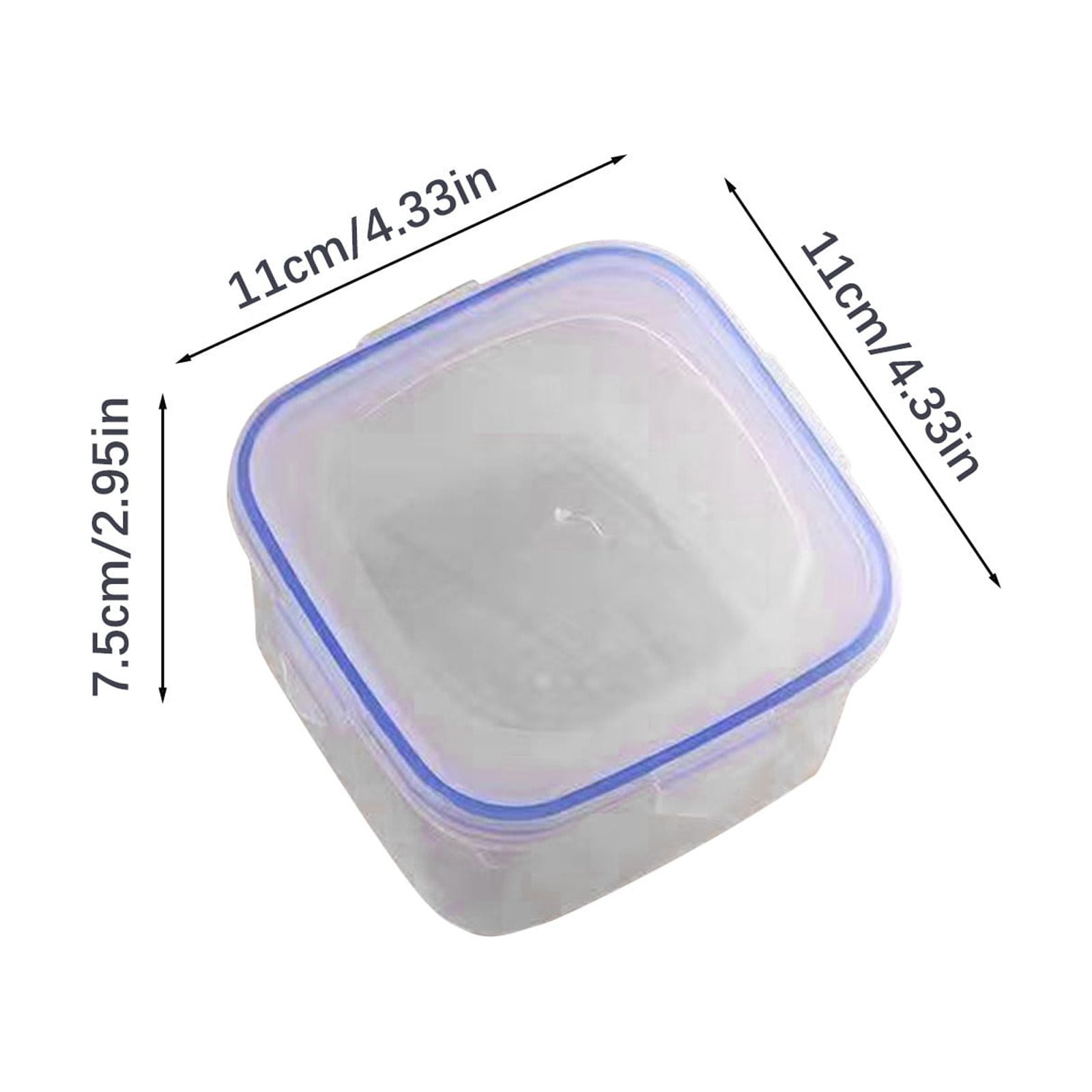 Microwave Plastic Preservation Box Set, Refrigerator Lunch Box, Sealed ...