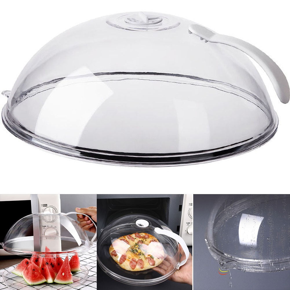 Microwave Plate Cover Cooking Supplies Guard Lid Home Steam Vents Anti ...