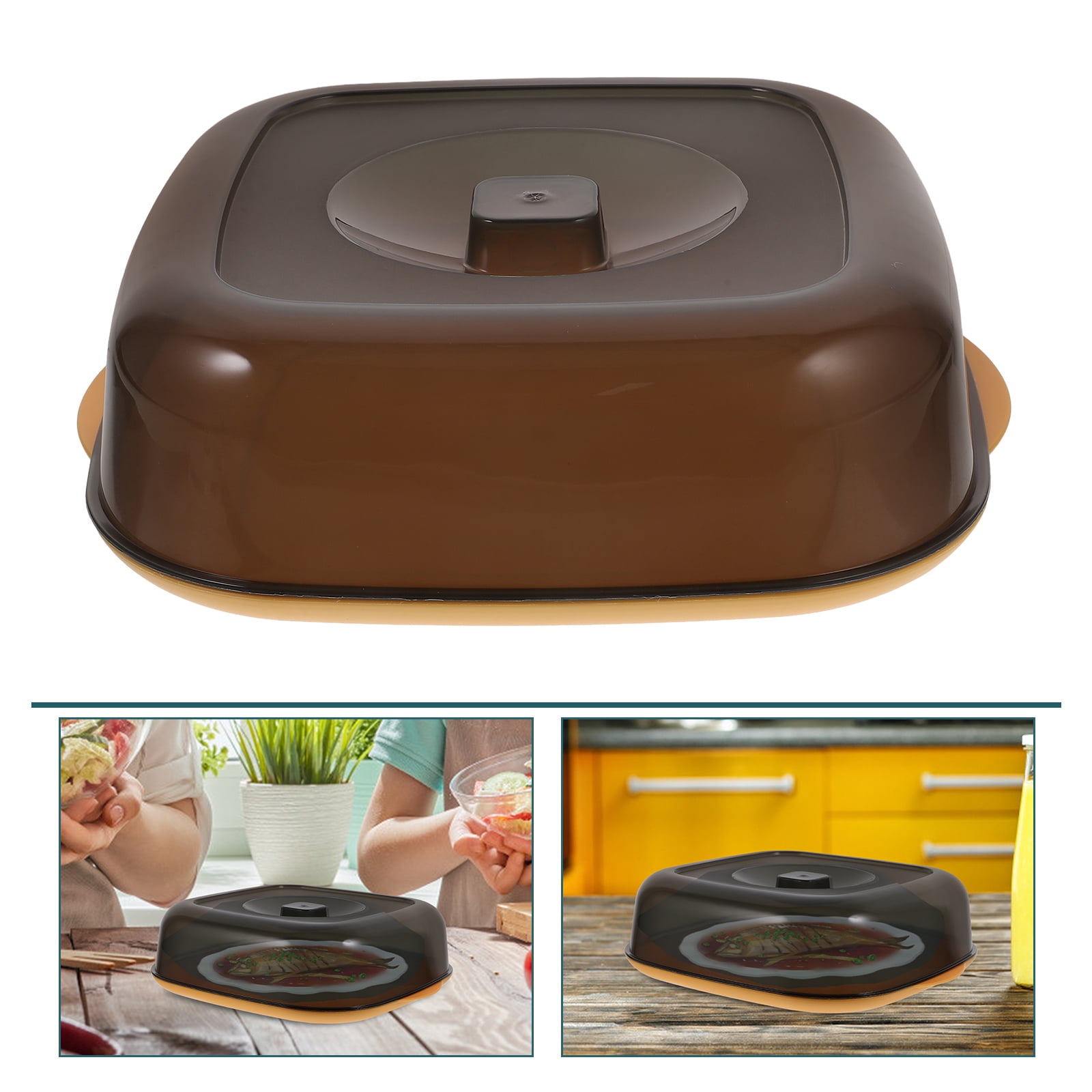 MLINS Plastic Food Covers for Kitchen with Yellow Color Ensuring Long ...