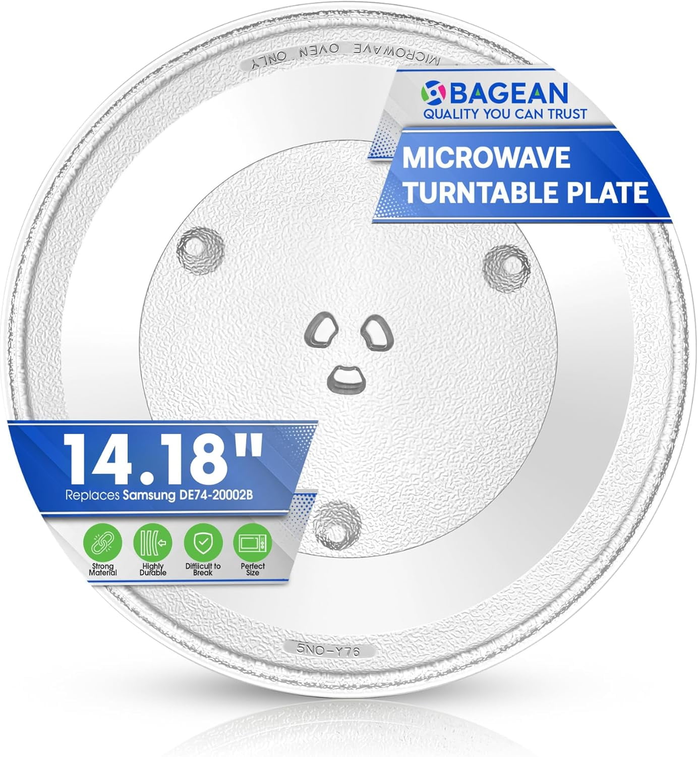 Microwave Plate Replacement 14 1/8 inch Fits DE74-20002B Samsung ...