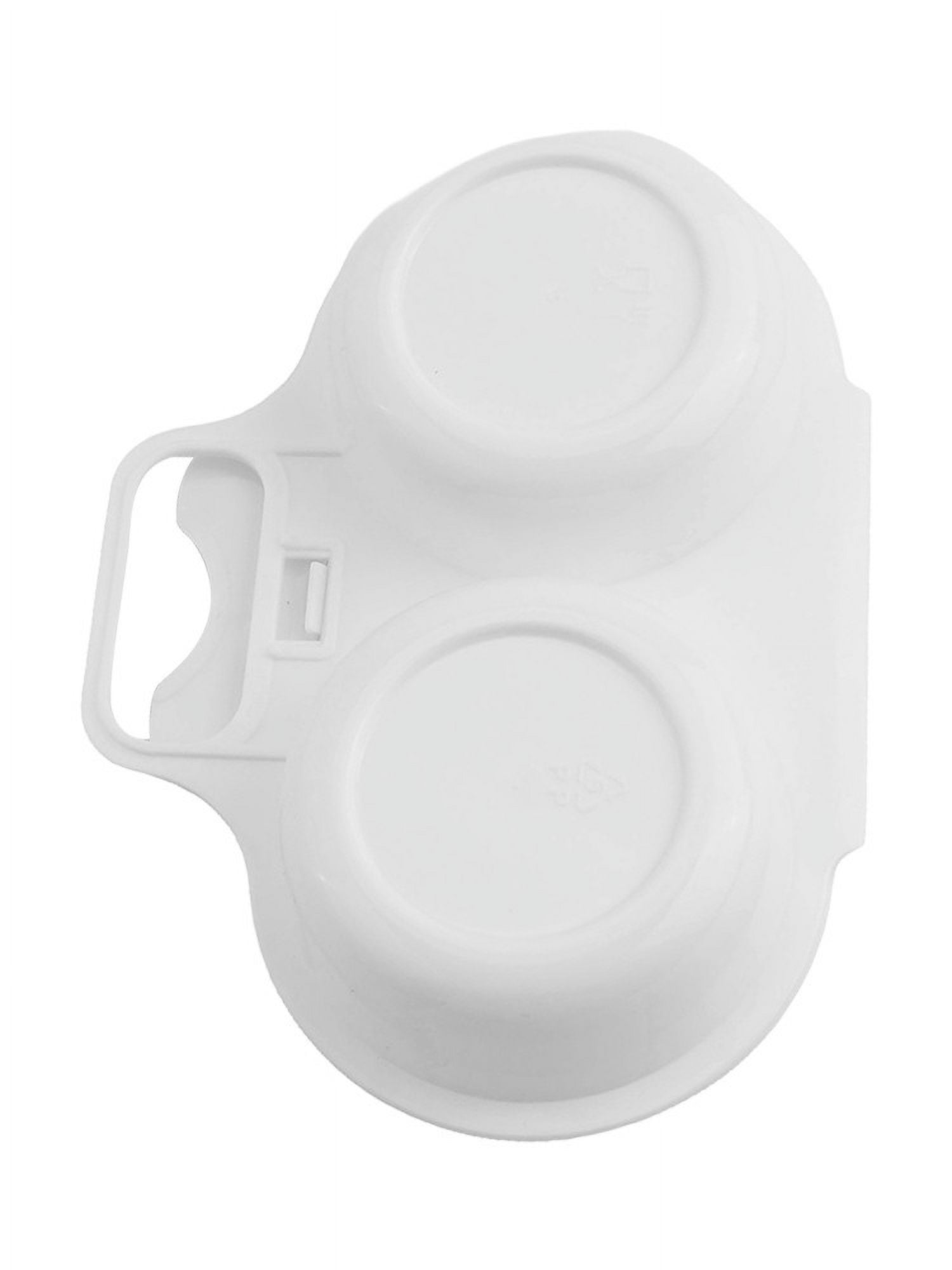 Microwave Poached Egg Maker Egg Boiler Poacher Cooker 2 Eggs Capacity ...