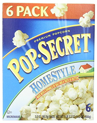 Microwave Popcorn, Homestyle (Pack of 2) - Walmart.com