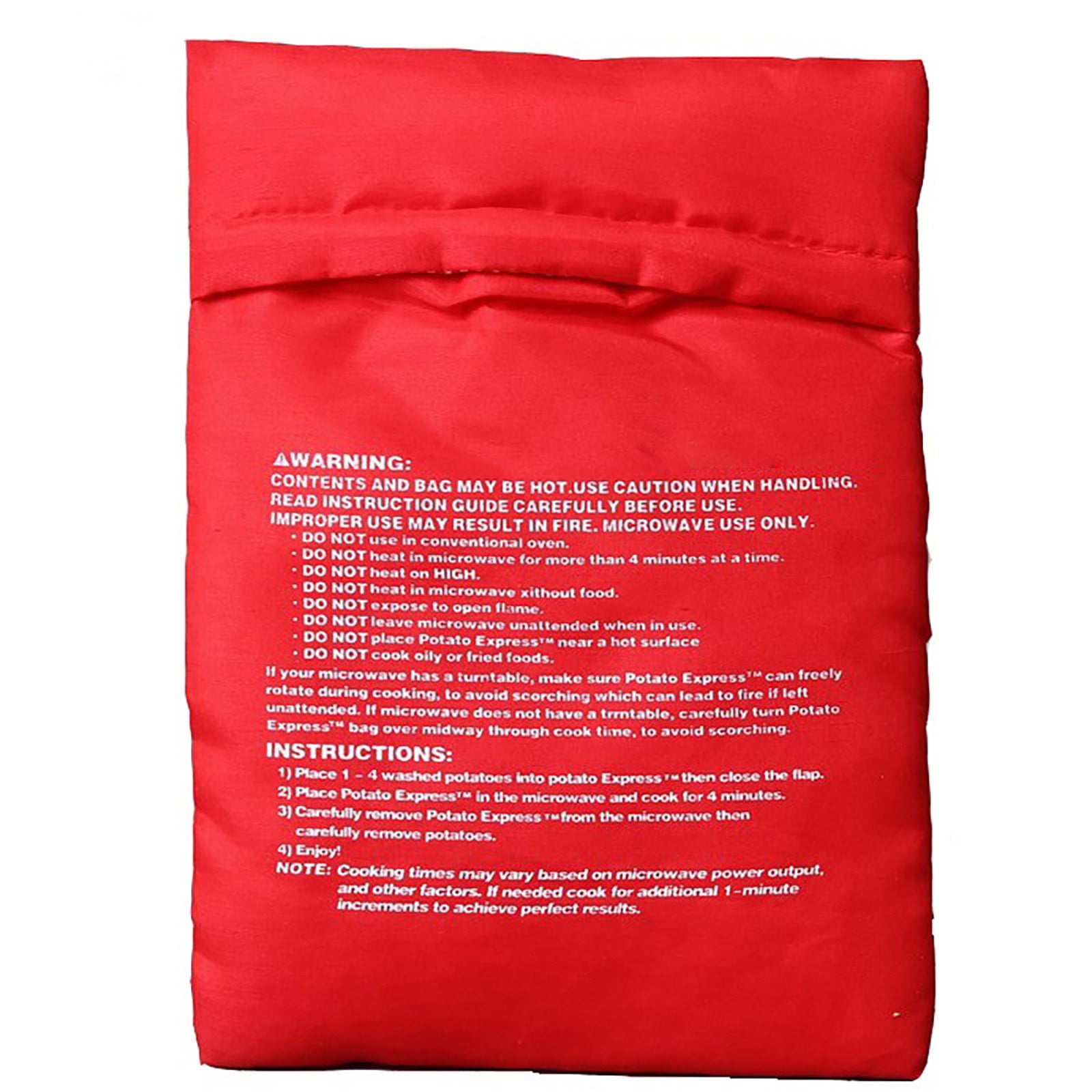 Microwave Potato Bag, 2 Pack Reusable Express Microwave Potato Cooker ...