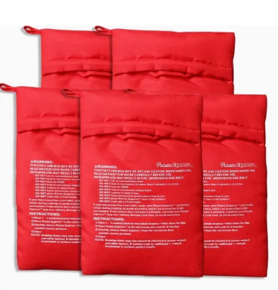Microwave Potato Bag Reusable Express Microwave Potato Cooker Bag Baked ...
