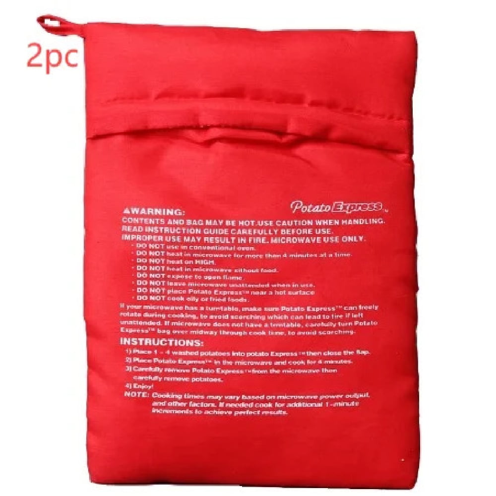 Microwave Potato Bag Reusable Express Microwave Potato Cooker Bag Baked ...