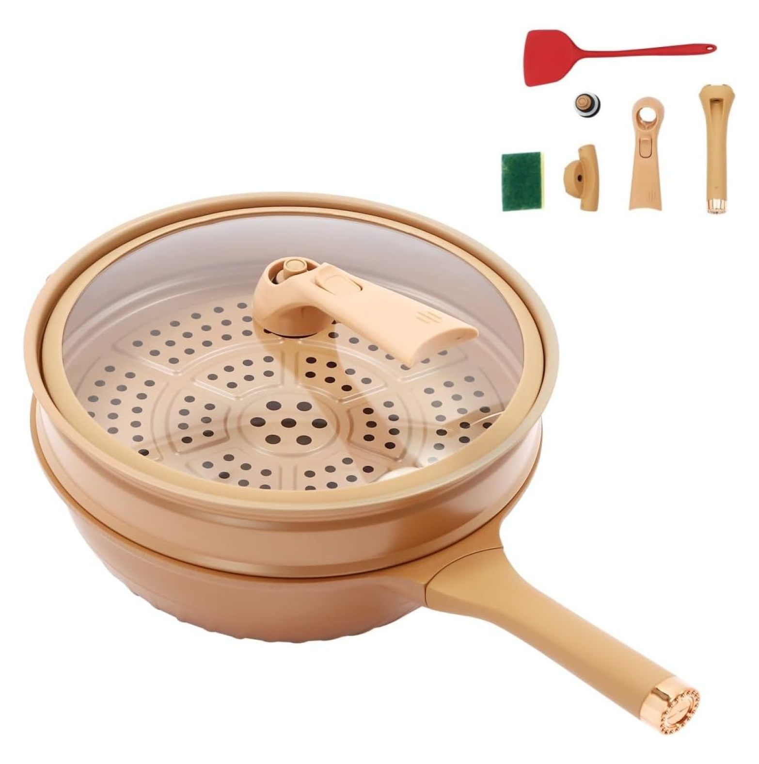 Microwave Pressure Cooker Multifunctional Non-Stick Micro Pressure Pot ...