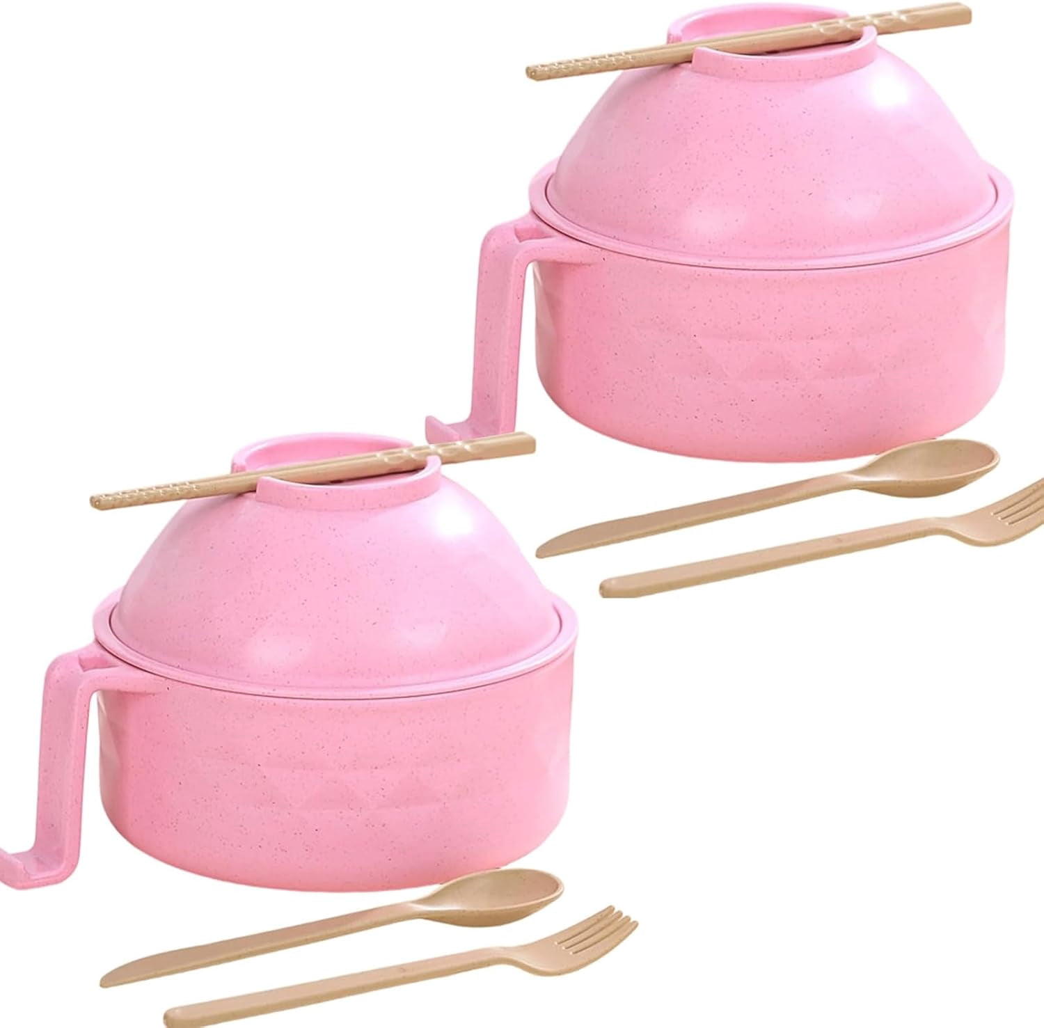 Microwave Ramen Bowl, 2026 New Ramen Microwave Bowl, With Utensils ...