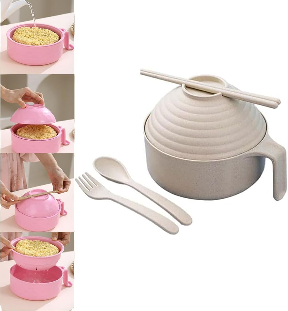Microwave Ramen Bowl With Lid, Microwave Ramen Bowl With Strainer ...