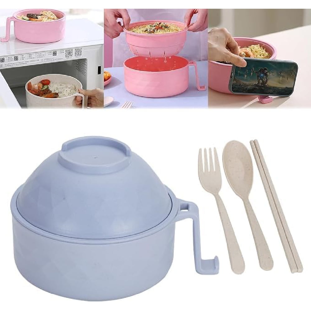 Microwave Ramen Bowl with Strainer, Ramen Noodles Bowl, Ramen Cooker ...