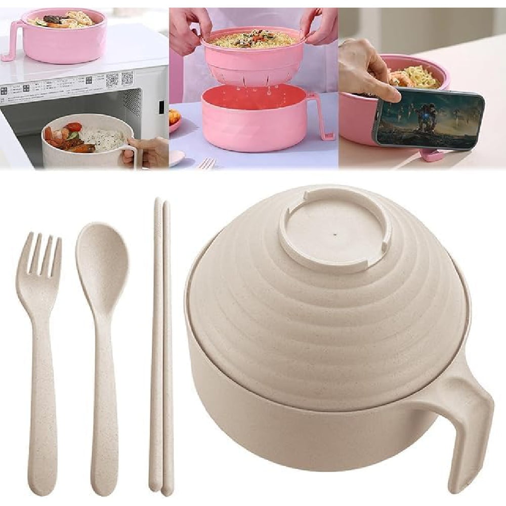 Microwave Ramen Bowl with Strainer, Ramen Noodles Bowl, Ramen Cooker ...